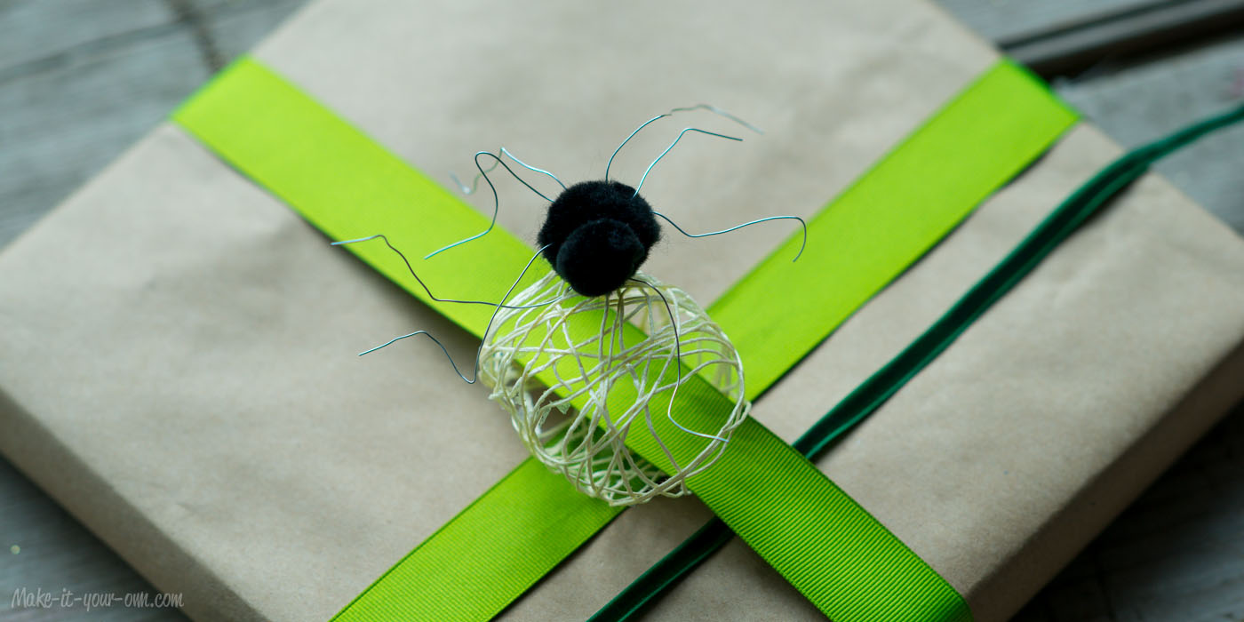 » Halloween: Spider Present Topper