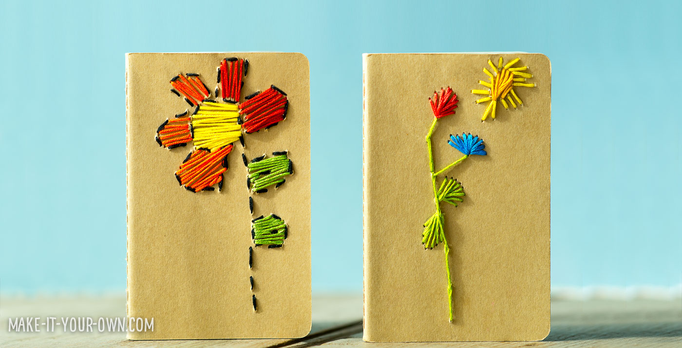 » Celebrating Spring: Stitched Notebooks