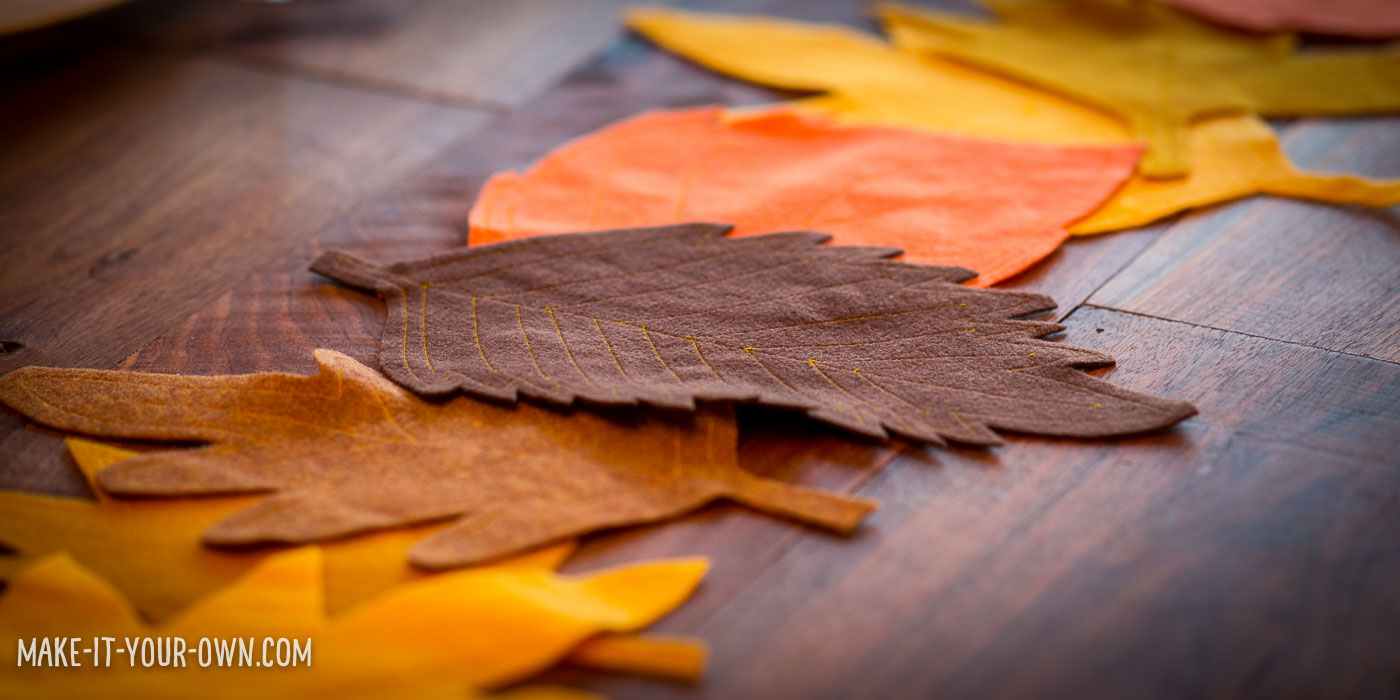 » Fall Felt Leaf Table Runner