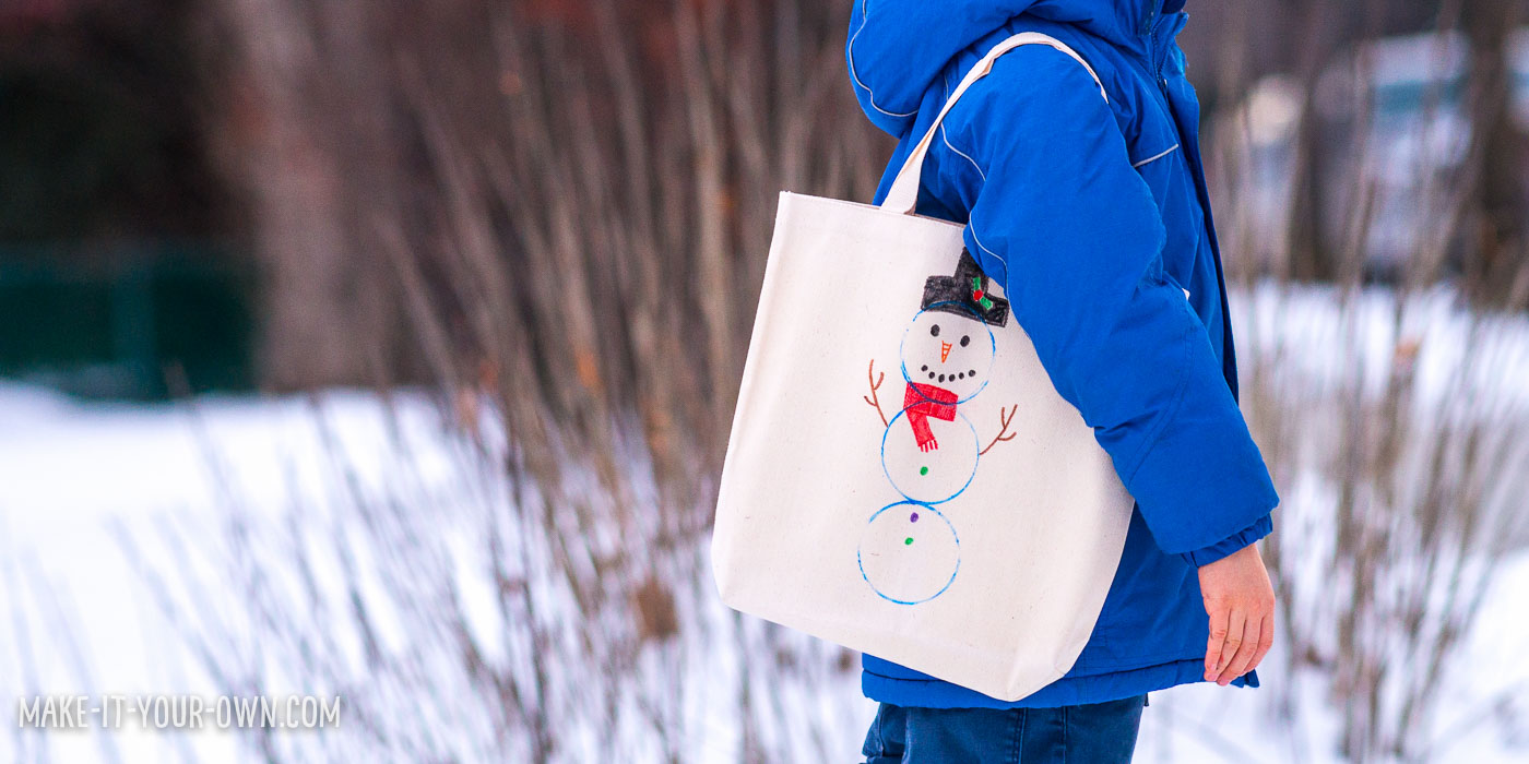 » Snow Person Tote