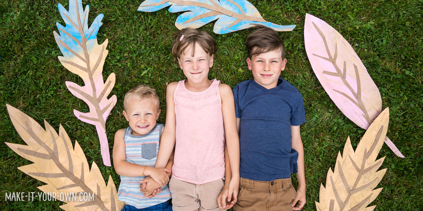 » Giant, Recycled Leaves