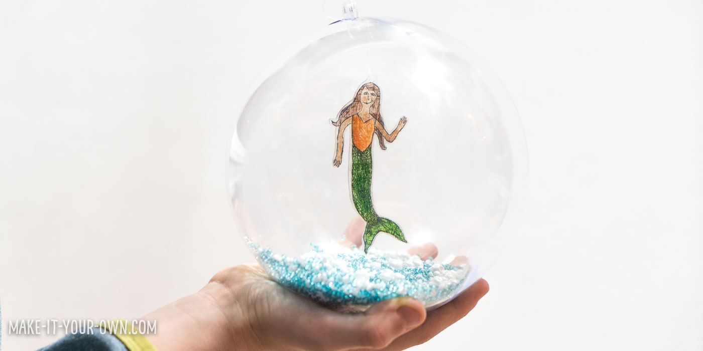 » Mermaid Shrink Art Ornament